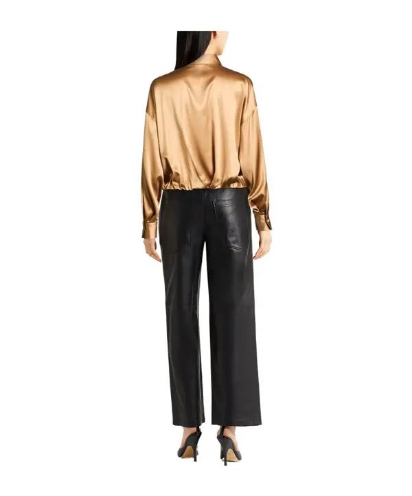 Brunello Cucinelli Solid-color Comfortable Embroidered Blouse