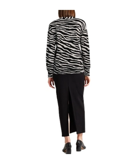 Max Mara Zebra-print Lightweight Knit Sweater