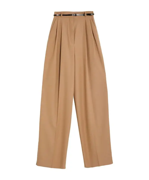Sportmax Belted Loose Trousers