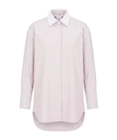 Max Mara Striped Long Sleeve Shirt - White