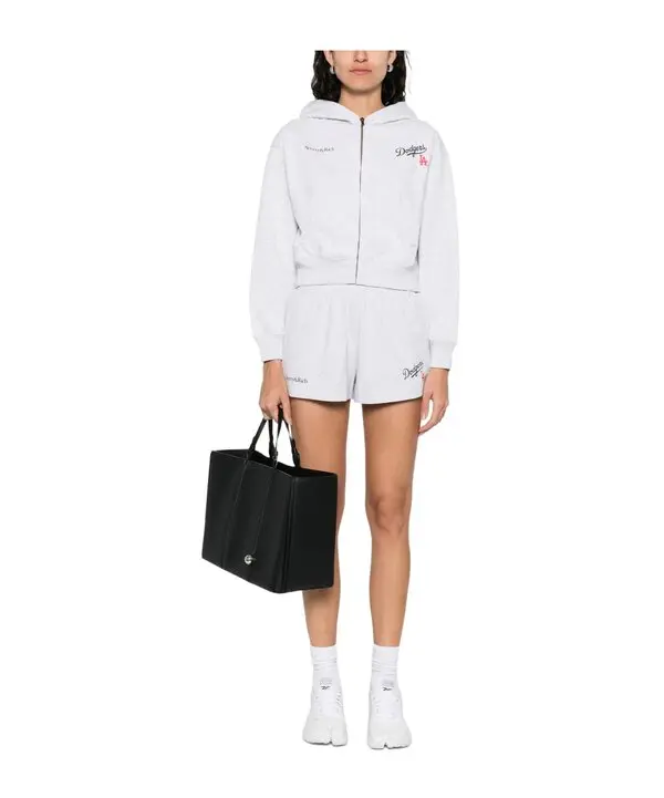 SPORTY  RICH Sporty & Rich "dodgers" Logo Print Shorts