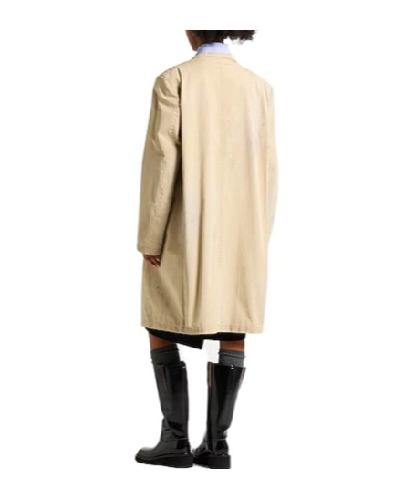 MAISON MARGIELA Tie-dye Twill Long-sleeve Overcoat