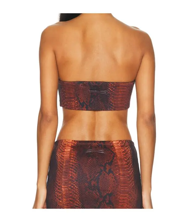 JEAN PAUL GAULTIER Printed Ribbed Bra