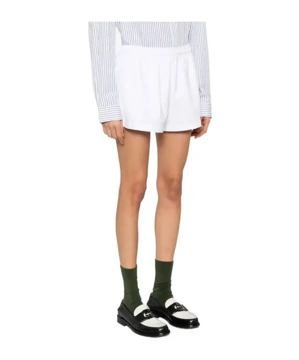SPORTY  RICH Sporty & Rich Logo Print Shorts