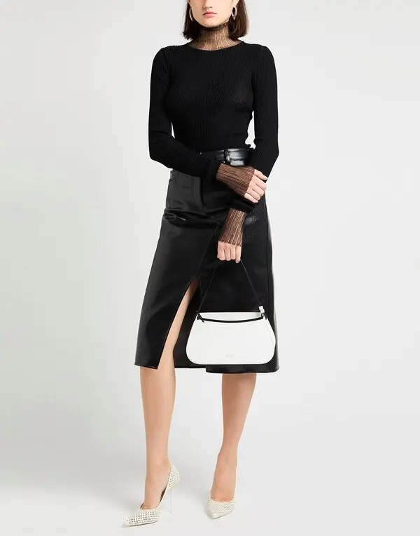 Sportmax Solid Color Turtleneck Long-sleeve Knit Sweater
