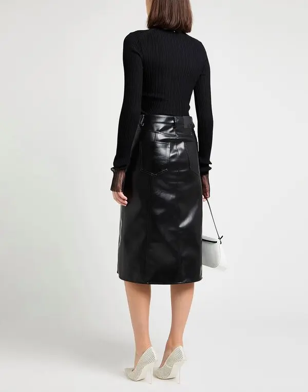 Sportmax Solid Color Turtleneck Long-sleeve Knit Sweater