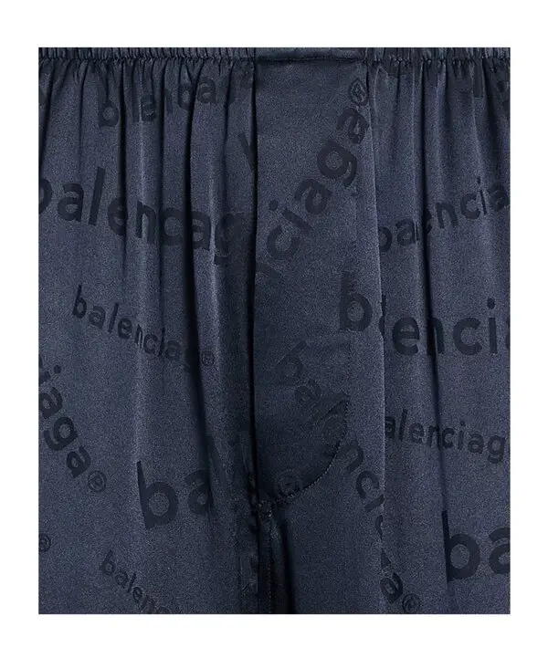 Balenciaga Printed Versatile Minimalist Casual Trousers