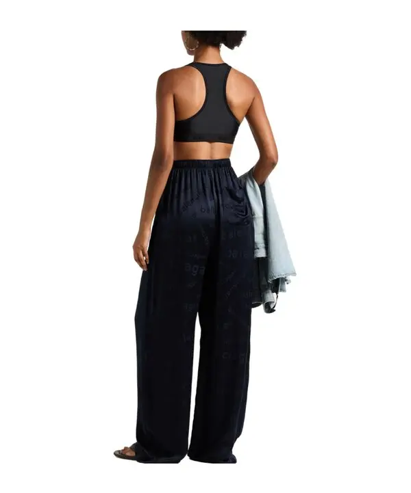 Balenciaga Printed Versatile Minimalist Casual Trousers