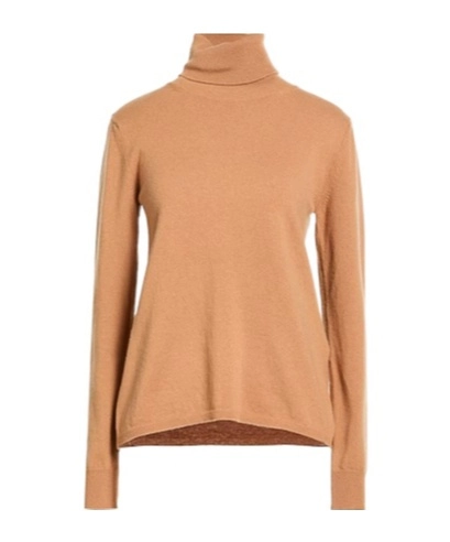 Max Mara Solid Knit Turtleneck Sweater