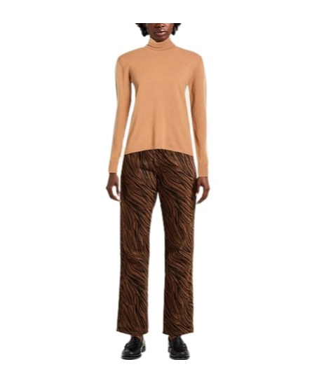 Max Mara Solid Knit Turtleneck Sweater