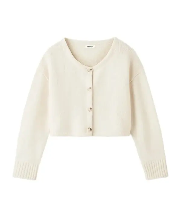 Soft Goat Buttoned Cardigan