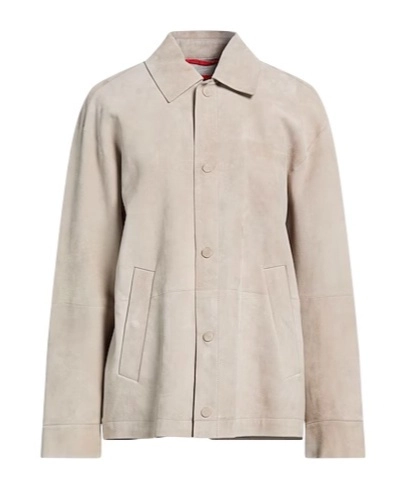 MAXCO. Suede Long Sleeve Jacket