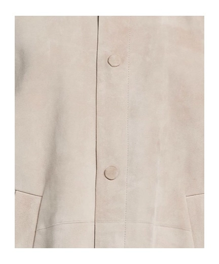 MAXCO. Suede Long Sleeve Jacket