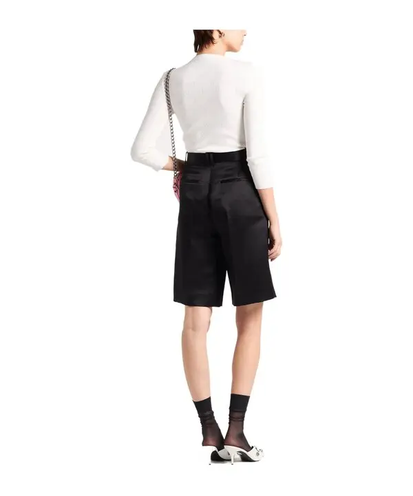 Balenciaga Fitted Knit Top With Allover Jacquard Pattern