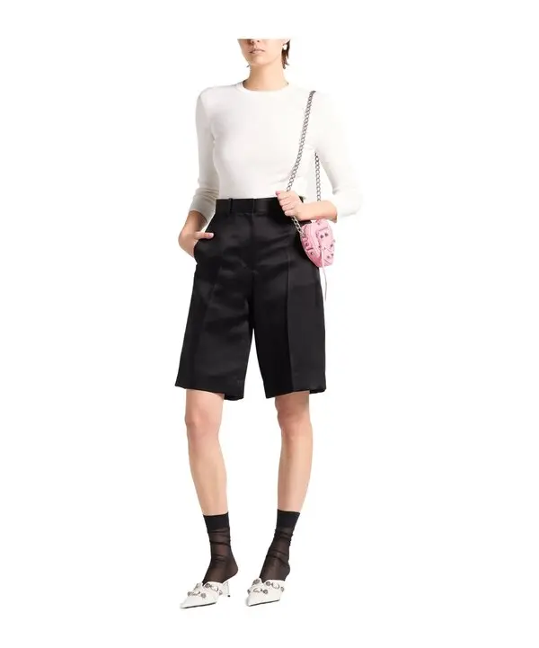 Balenciaga Fitted Knit Top With Allover Jacquard Pattern