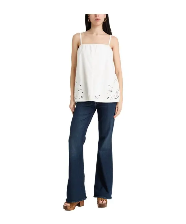 Rag & Bone Square Neck Sleeveless Top