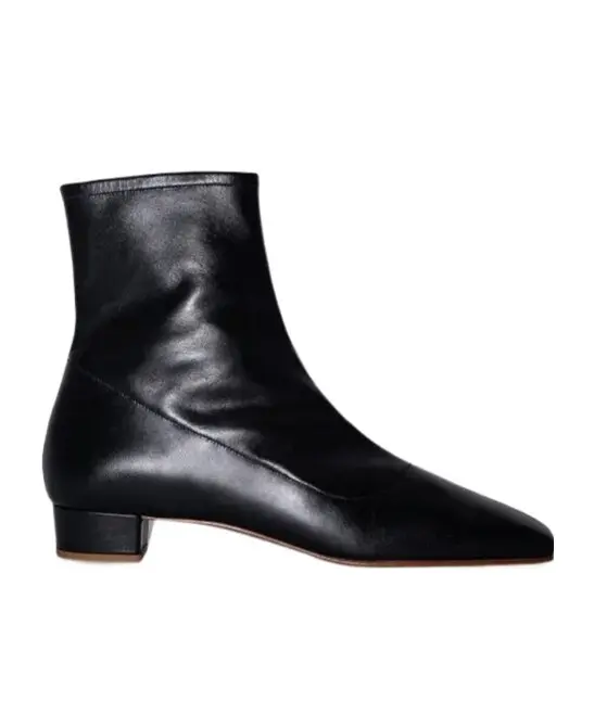 By Far Este Leather Ankle Boots