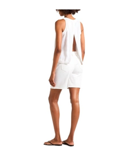 MAXCO. Solid Color Linen Tank Top