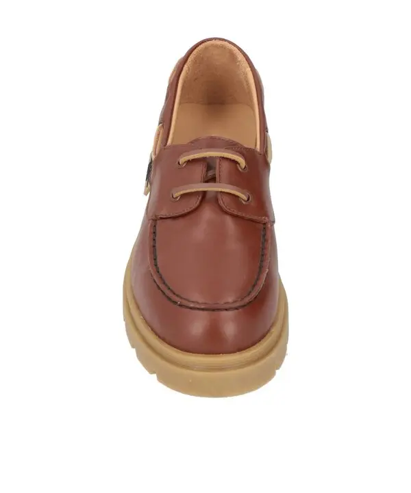 Max Mara Minimalist Leather Boat Shoes