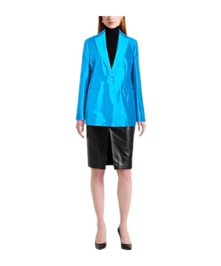 Max Mara Single-breasted Shantung Blazer