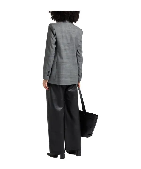 Max Mara Grey Check Blazer
