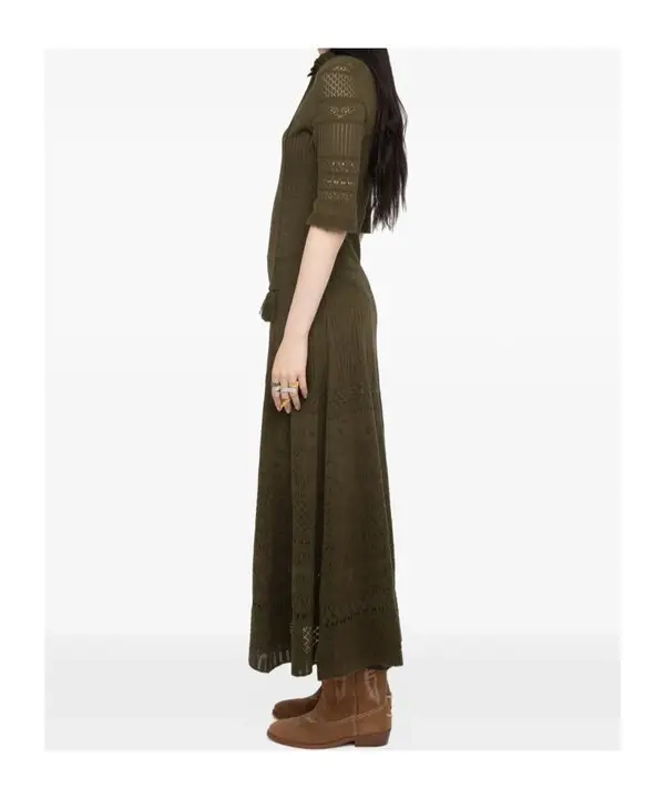 Zadig&Voltaire Lace Detail Maxi Dress