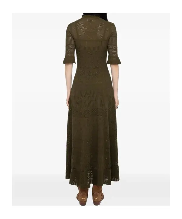 Zadig&Voltaire Lace Detail Maxi Dress