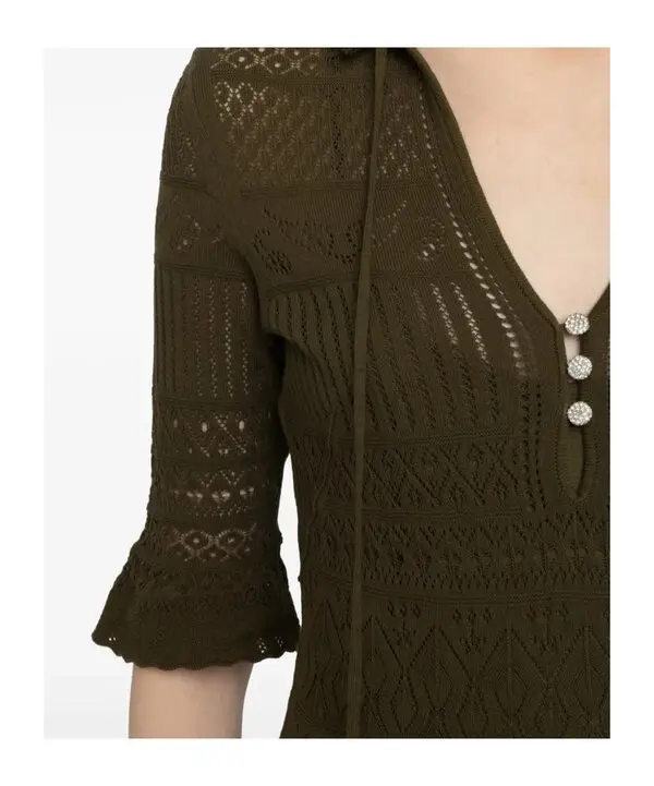 Zadig&Voltaire Lace Detail Maxi Dress