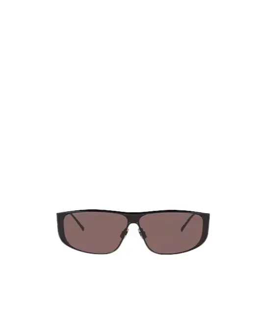 Saint Laurent Mask Style Sunglasses - Brown