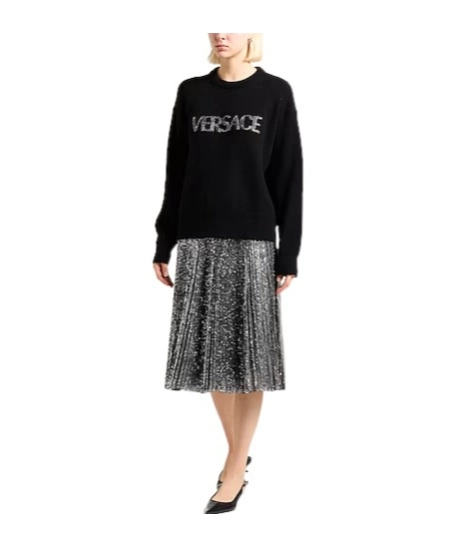 Balenciaga Long Sleeve Fleece Top