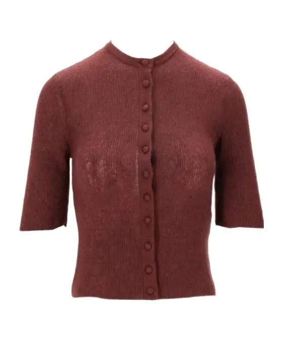 Citizens Of Humanity Tabitha Button Cardigan - Red