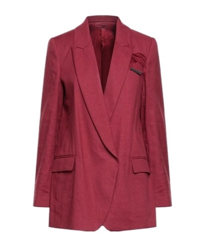 Brunello Cucinelli Solid Color Long-sleeve Coat
