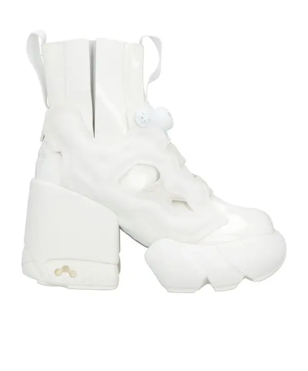 REEBOK X MAISON MARGIELA Square Toe Block Heel Ankle Boots