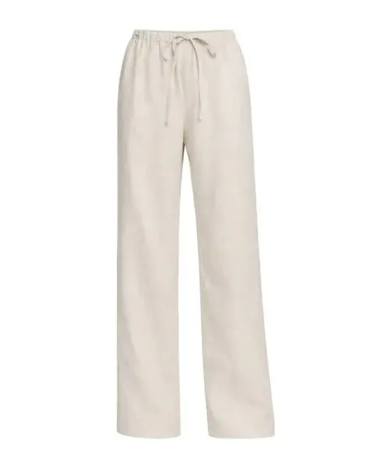 REFORMATION Olina Drawstring Trousers - Oat