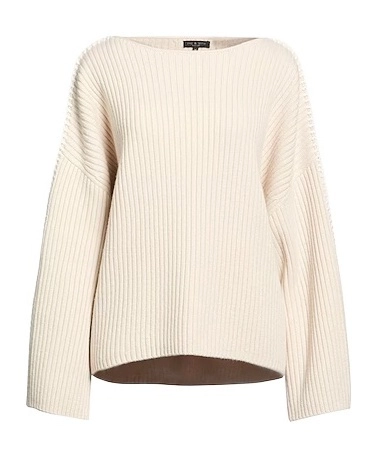 Rag & Bone Solid Color Heavyweight Wool Knit Sweater