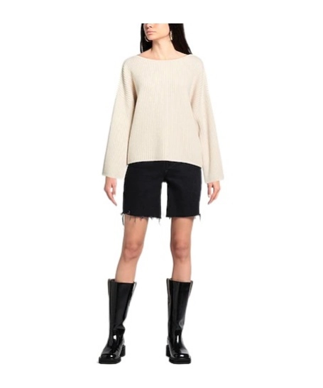 Rag & Bone Solid Color Heavyweight Wool Knit Sweater