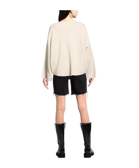 Rag & Bone Solid Color Heavyweight Wool Knit Sweater