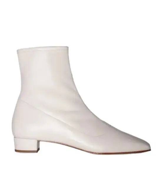 By Far Este Leather Ankle Boots