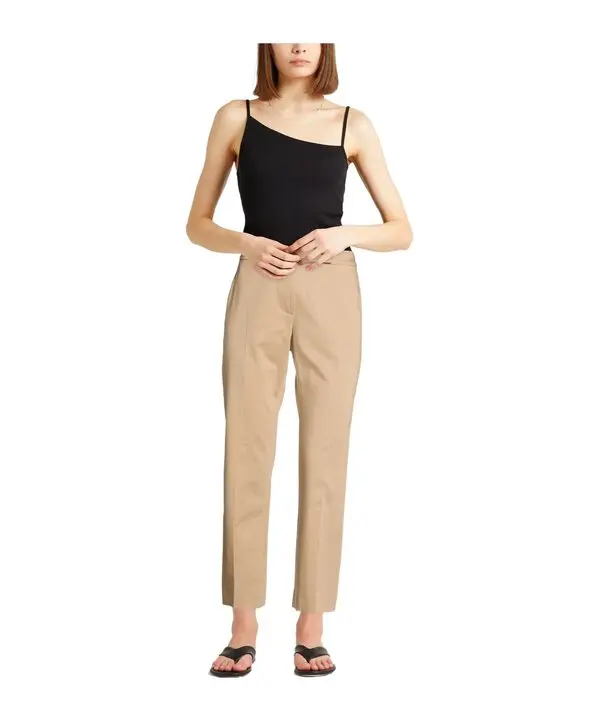 Max Mara Minimalist Solid-color Trousers