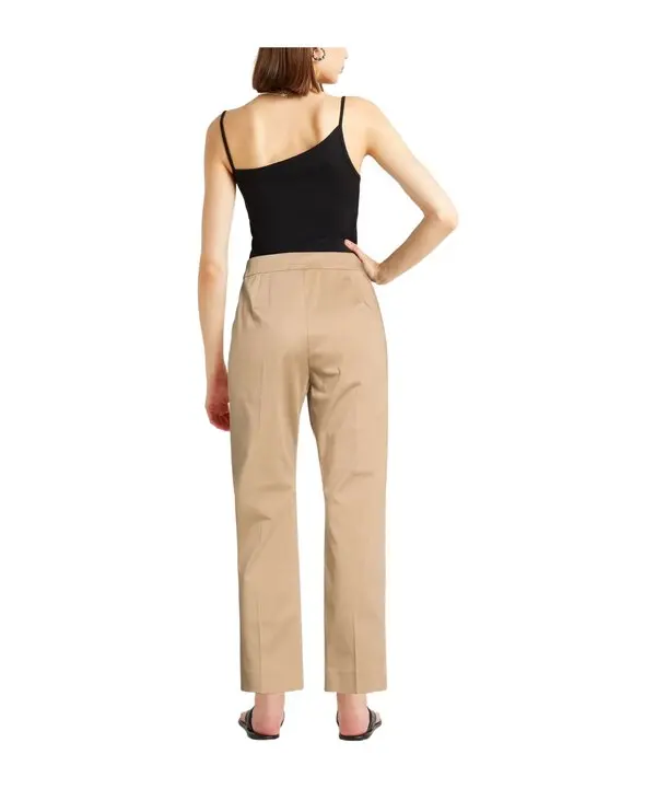 Max Mara Minimalist Solid-color Trousers