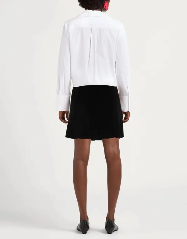 Max Mara Solid Pleated Skirt