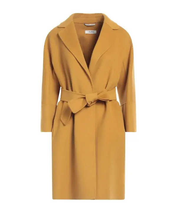 Max Mara Solid Color Woolen Coat