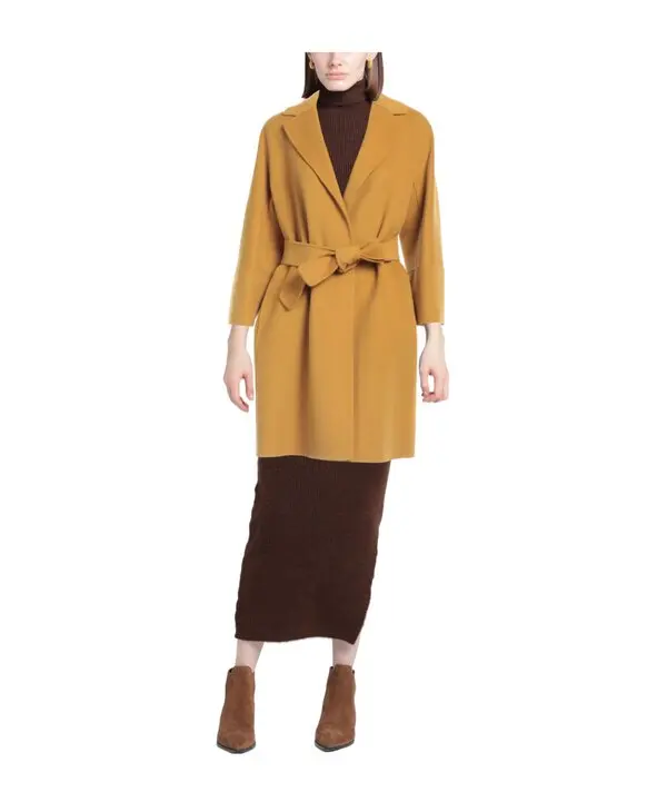Max Mara Solid Color Woolen Coat