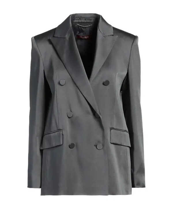 Max Mara Satin Double Breasted Blazer