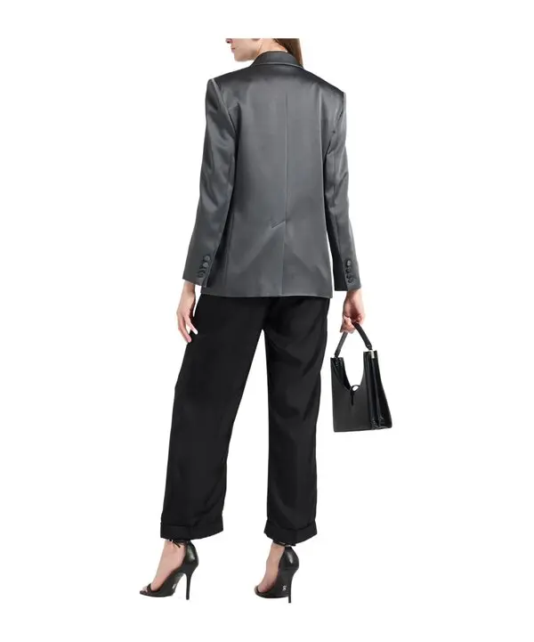 Max Mara Satin Double Breasted Blazer