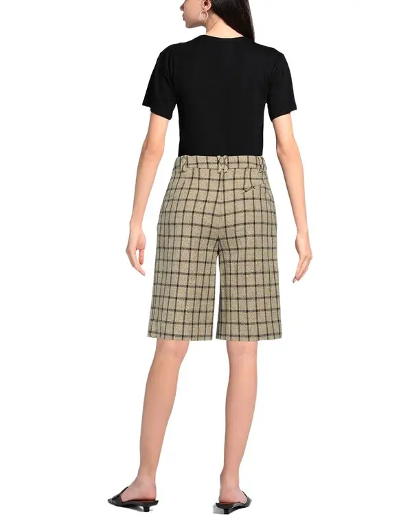 GANNI Comfortable Stretch Check Shorts