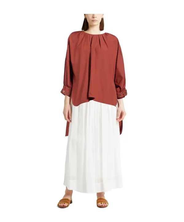 Max Mara Solid Color Long-sleeve Top