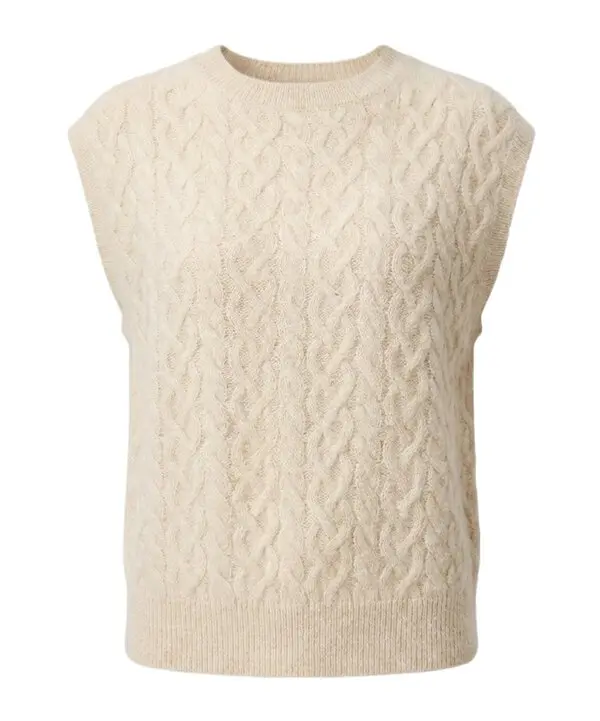 ALLSAINTS Sleeveless Round Neck Vest