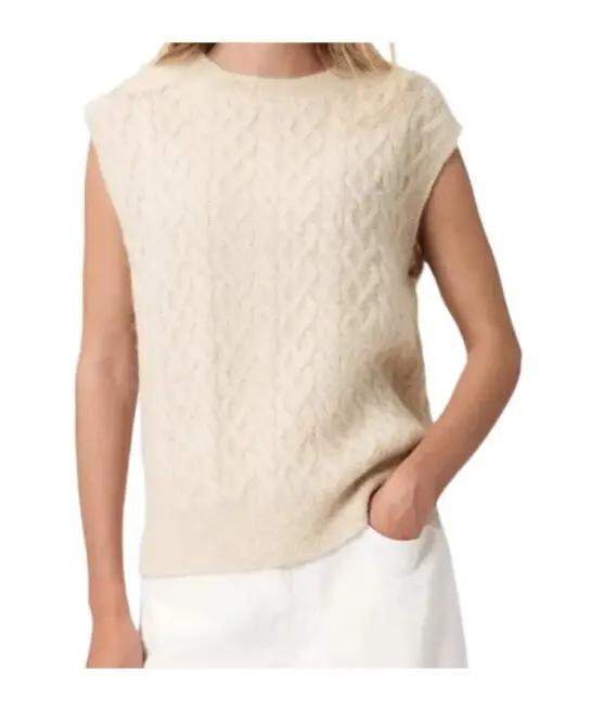 ALLSAINTS Sleeveless Round Neck Vest