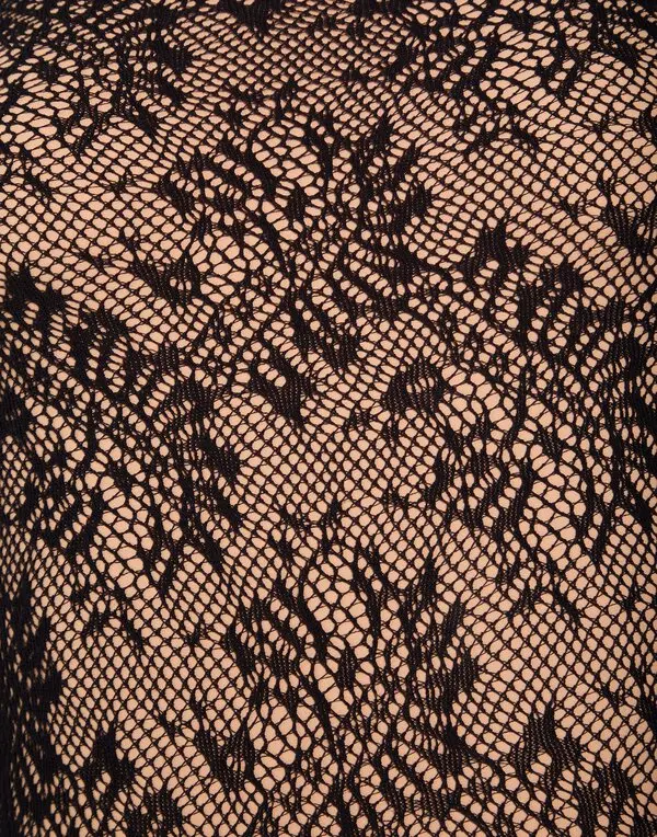 Balenciaga Lace Long-sleeve Top